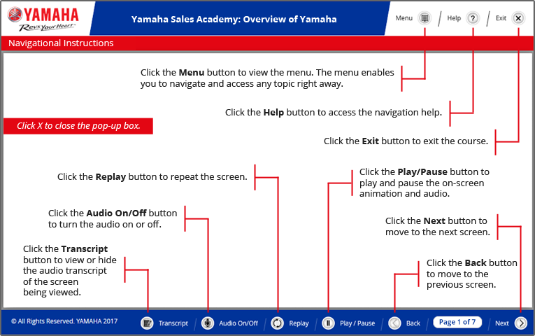Yamaha Sales Academy: Overview of Yamaha